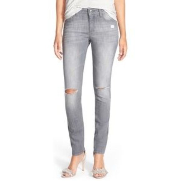 DL1961 | Jeans | Dl961 Distressed Light Gray Florence Insta Sculpt ...